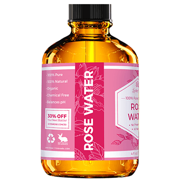 PURE Organic Moroccan Rose Water by Leven Rose